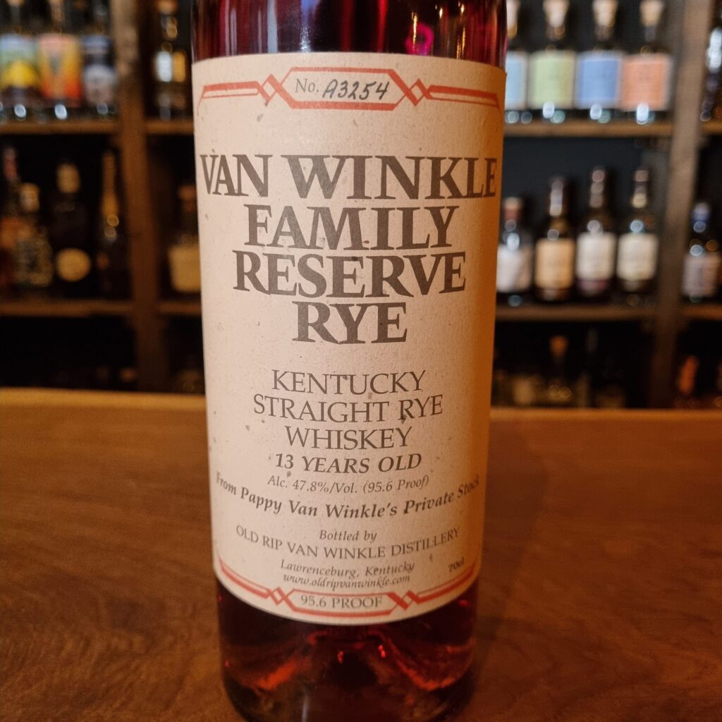 Køb Van Winkle Family Reserve Rye 13 år, 47.8% | Sjælden whiskey